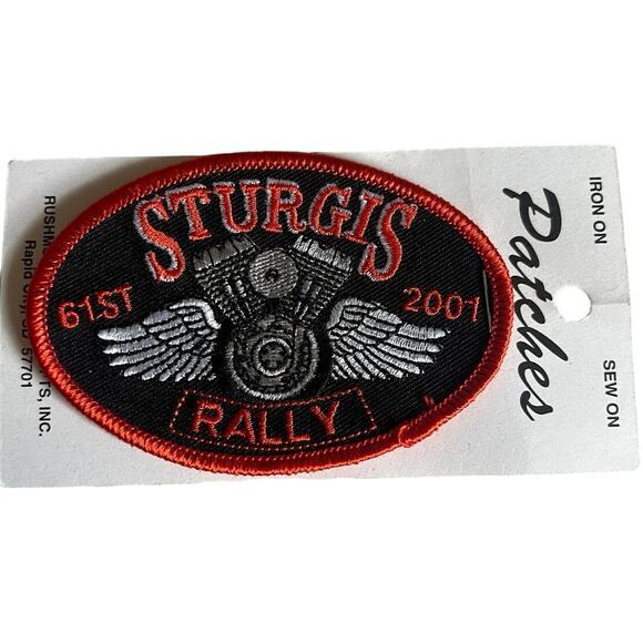 sturgis | Accessories | Vintage Patch Sturgis Rally 20 61st Biker ...
